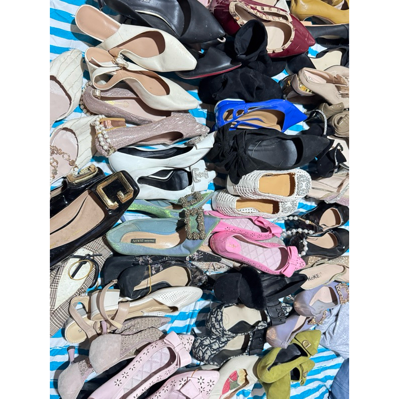 PANIMULA BUNDLE LADIES SHOES MIX BUNDLE OF 25-30 PAIRS MORE OR LESS ...
