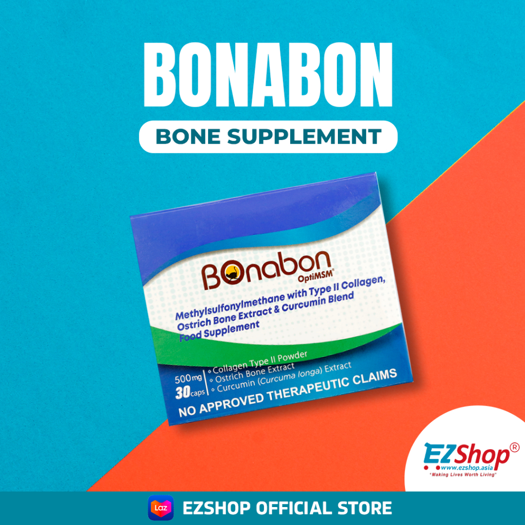 Bonabon Bone Health 500mg 30 Capsules | Shopee Philippines