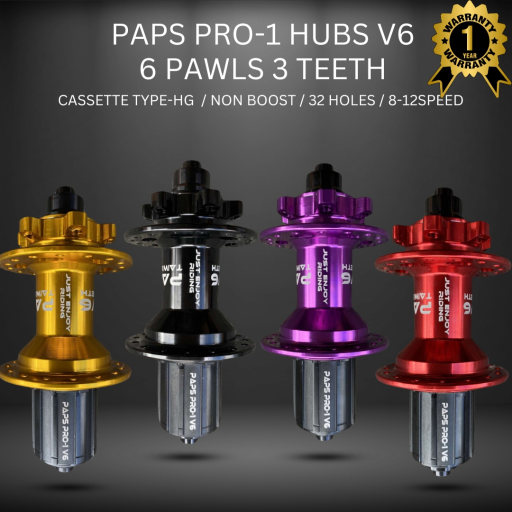PAPS PRO 1VERSION 6 (6 PAWLS 3 TEETH) and VERSION 5 HUBS ( 4PAWLS ...