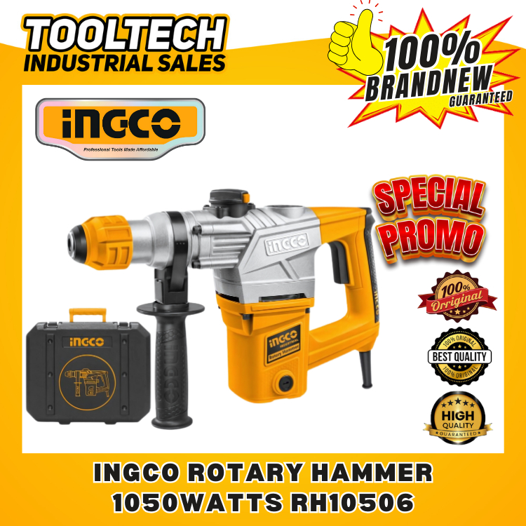 INGCO ROTARY HAMMER 1050WATTS RH10506 | Shopee Philippines