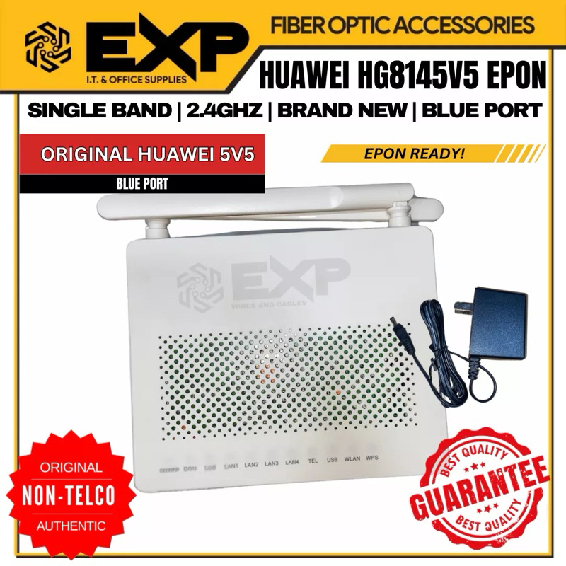 Huawei HG8145V5, Single Band, Blue Port, Non-Telco - EPON Ready! | 650 ...
