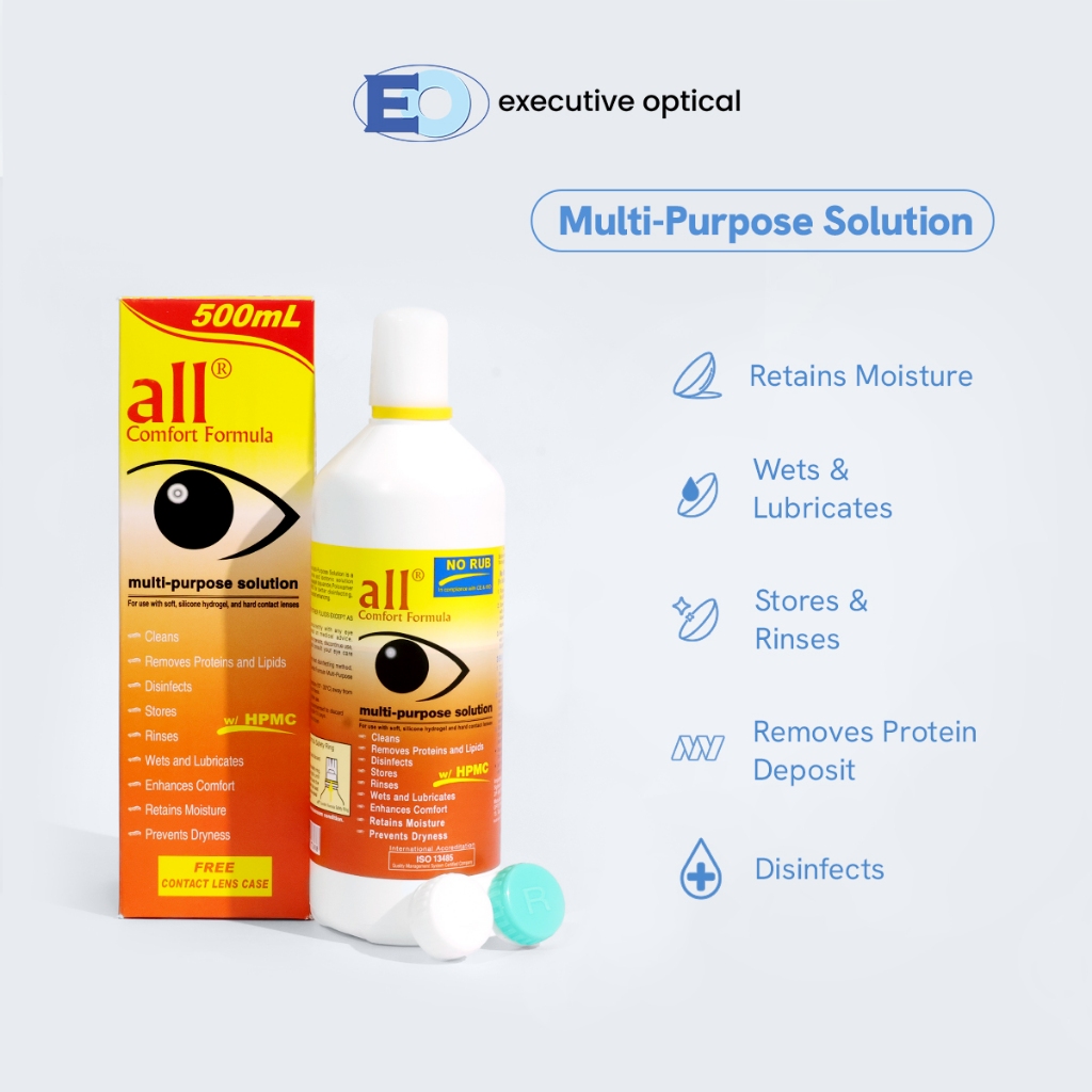 EO All Comfort Formula Multi-Purpose Solution 500mL | Shopee Philippines