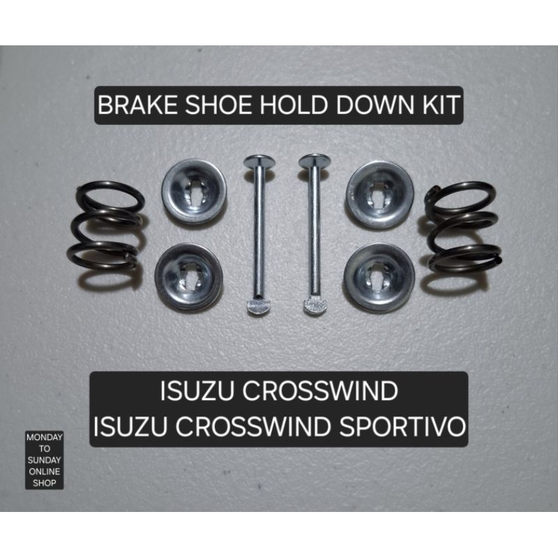 2 Pieces Brake Shoe Hold Down Kit for Isuzu Crosswind/Isuzu Crosswind ...