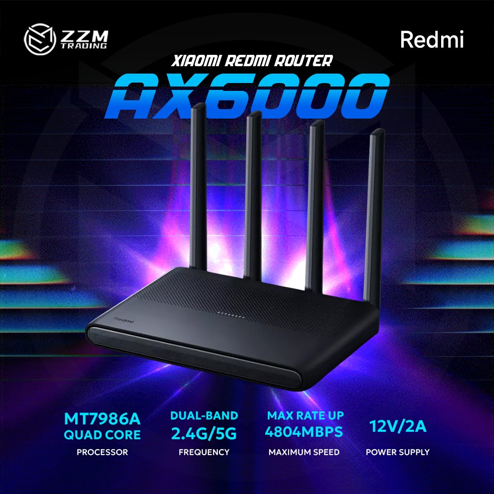 Xiaomi Redmi Router AX6000 WIFI 6 Quad-core 160mhz 5G 4804Mbps 4 ...
