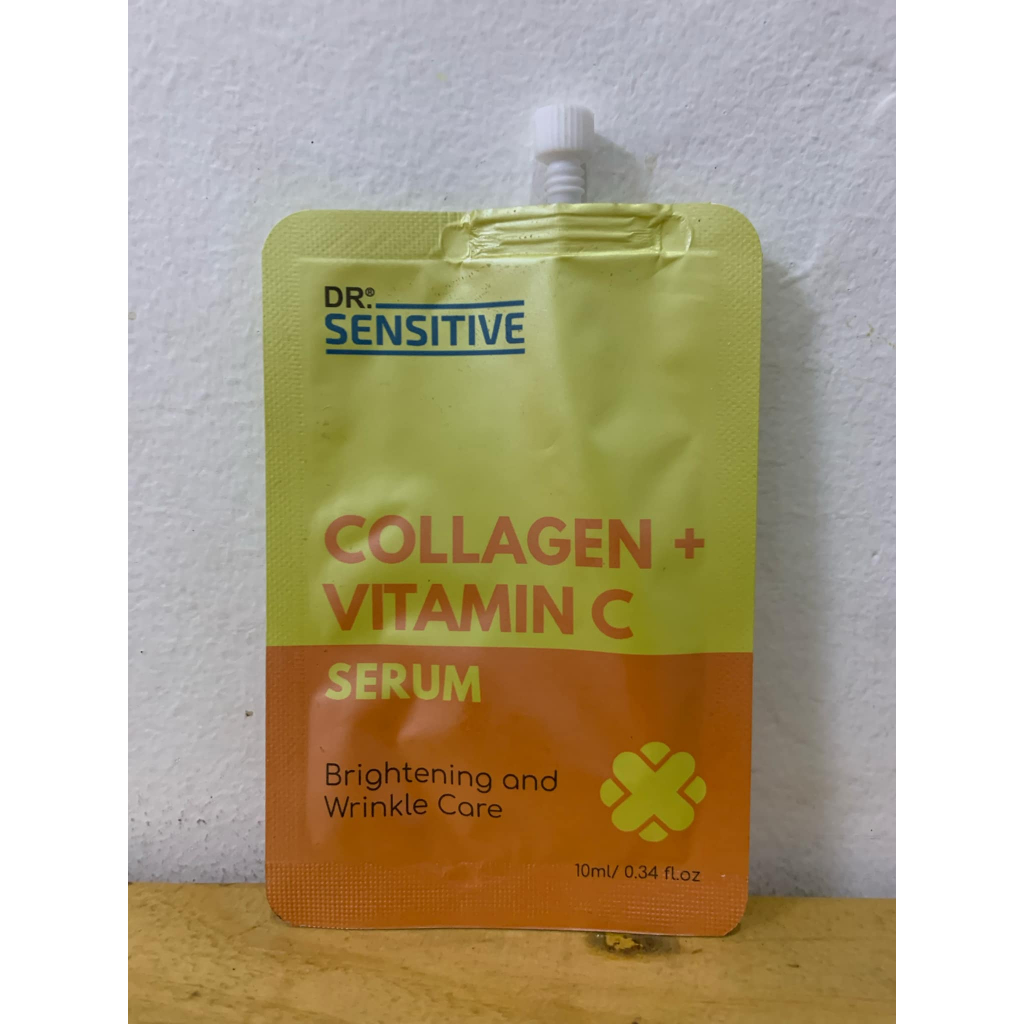 DR. SENSITIVE Collagen + Vitamin C Serum 10ml | Shopee Philippines