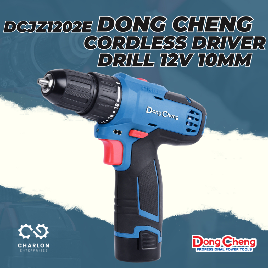 Dong Cheng DCJZ1202E Cordless Driver Drill 12V 10mm | Shopee Philippines