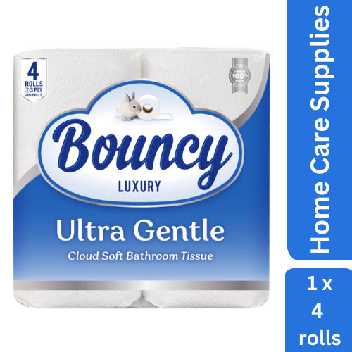 Bouncy Bathroom Tissue 3 Ply 200 Pulls x 4 Rolls | Shopee Philippines