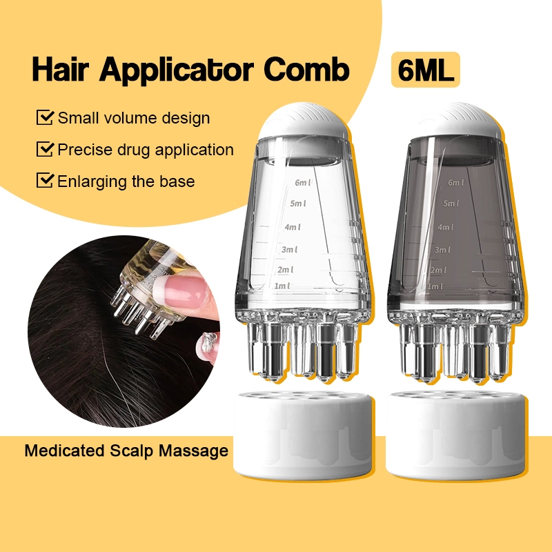Portable Scalp Applicator Scalp Massage Liquid Comb Essential Oil ...