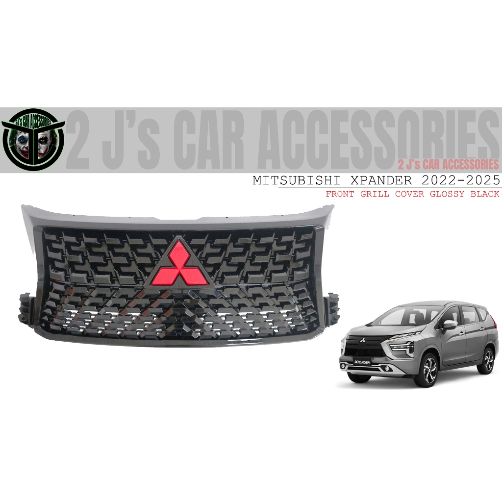 MITSUBISHI XPANDER 2022 TO 2025 RALLIART FRONT GRILL / MITSUBISHI LOGO ...