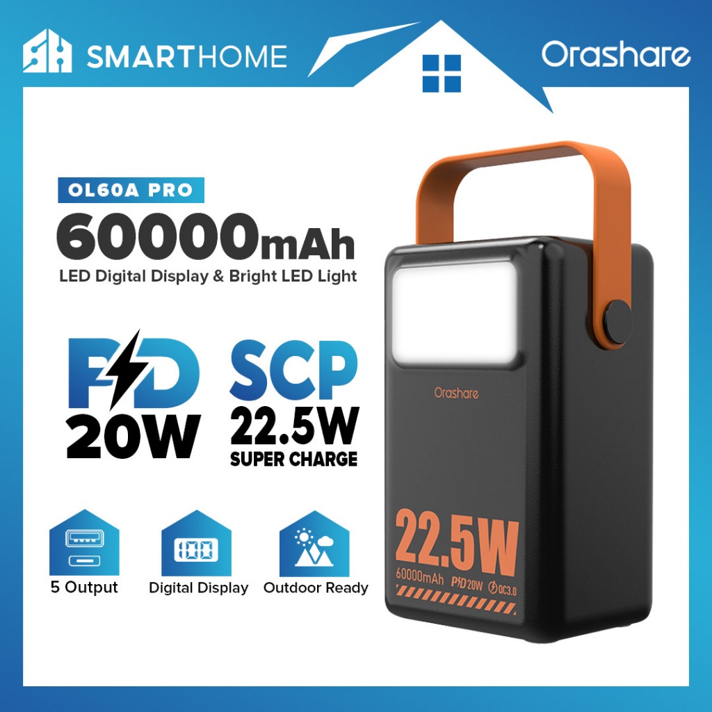 Orashare OL100Pro Powerbank 100000mAh Ultra-Large Capacity Power Bank ...