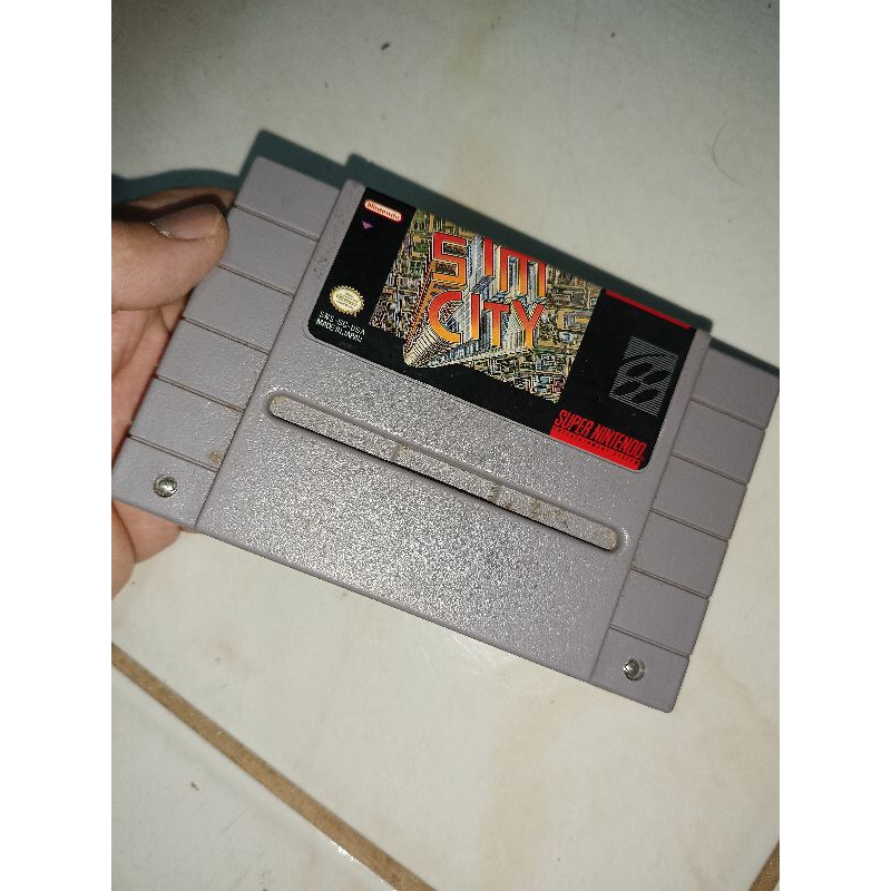 Vintage Sim City Super Nintendo SNES 1991 | Shopee Philippines