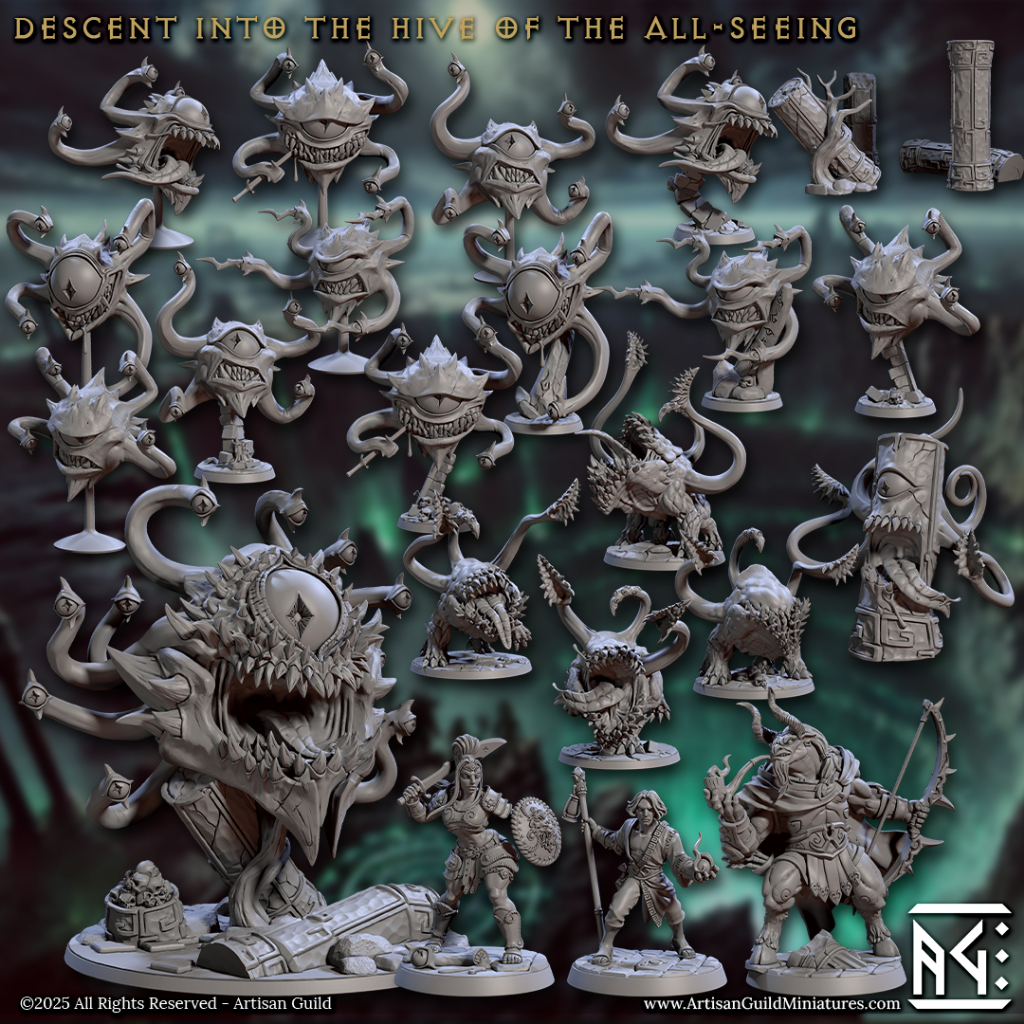 Descent into the Hive of the All-seeing by Artisan Guild miniatures DND ...