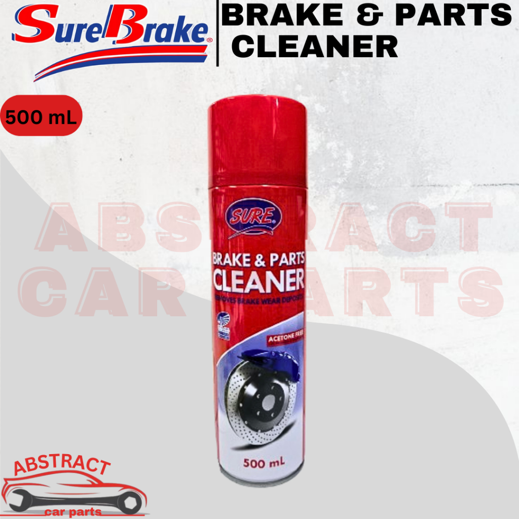 SURE Brake and Parts Cleaner 500ml | Shopee Philippines