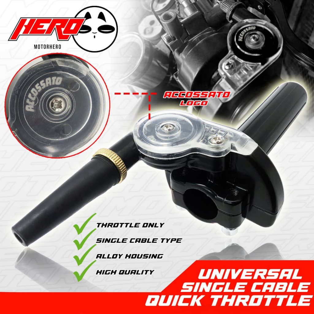 Accossato Quick Throttle Racing with Made in Thailand | Shopee Philippines