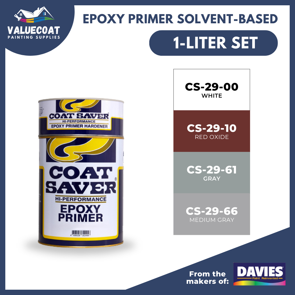 Coat Saver Epoxy Primer (Solvent Based) 1Liter | Shopee Philippines