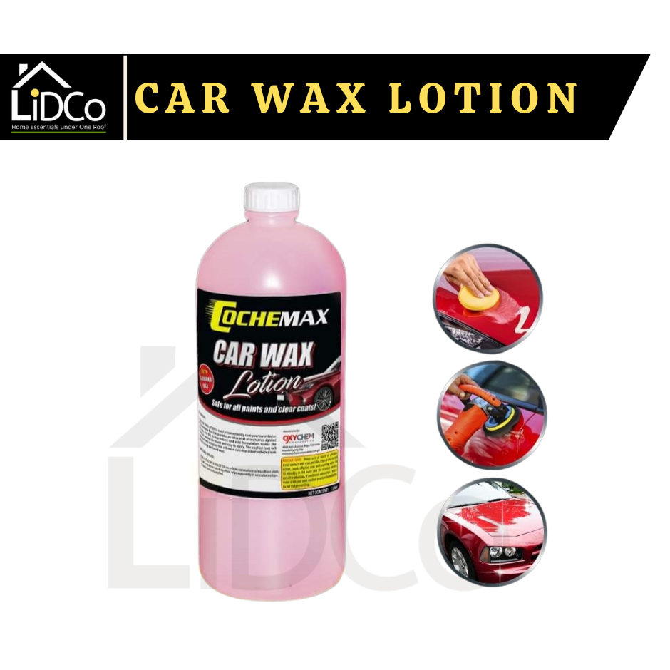 Cochemax CAR WAX LOTION with Carnauba Wax Litre | Shopee Philippines