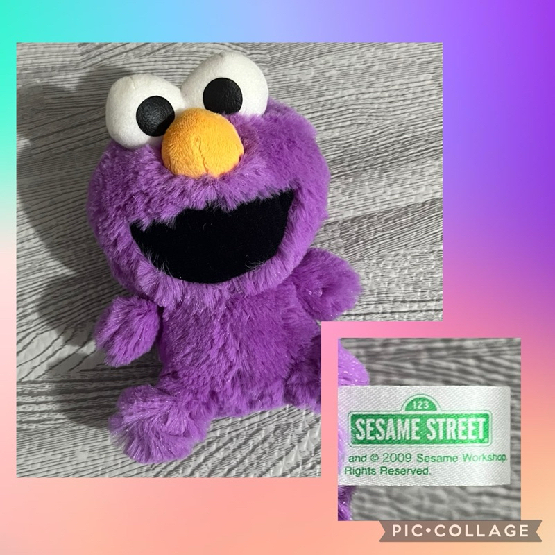 Purple Elmo Sesame Street Character Plush Toy Anik2 from Japan Surplus ...