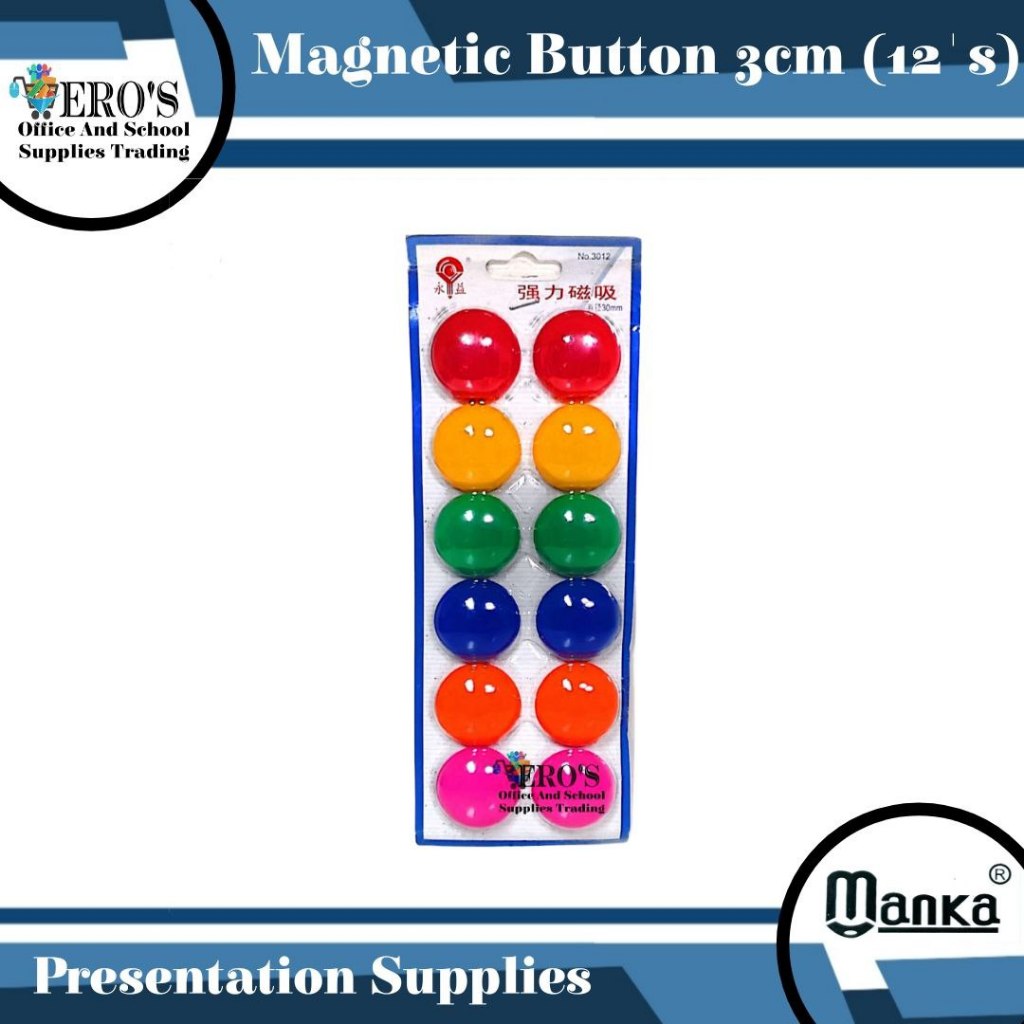 Whiteboard Magnet Magnetic Buttons by 12pcs | Shopee Philippines