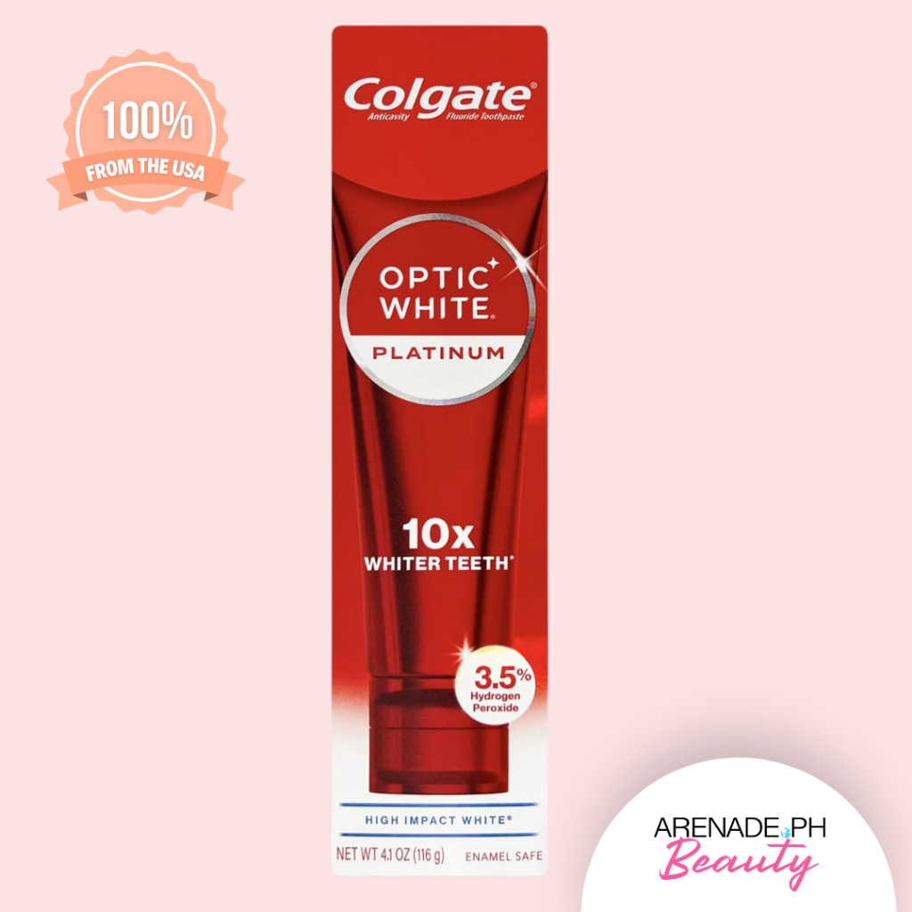 Colgate Optic White Platinum High Impact White, 116 g / 4.1 oz ...