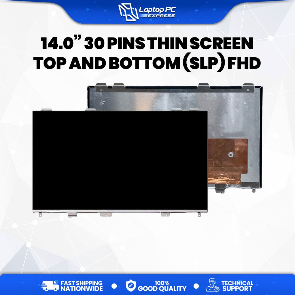 14.0” 30 Pins Thin Screen Top and Bottom Brackets (SLP) FHD LQ140M1JX41 ...