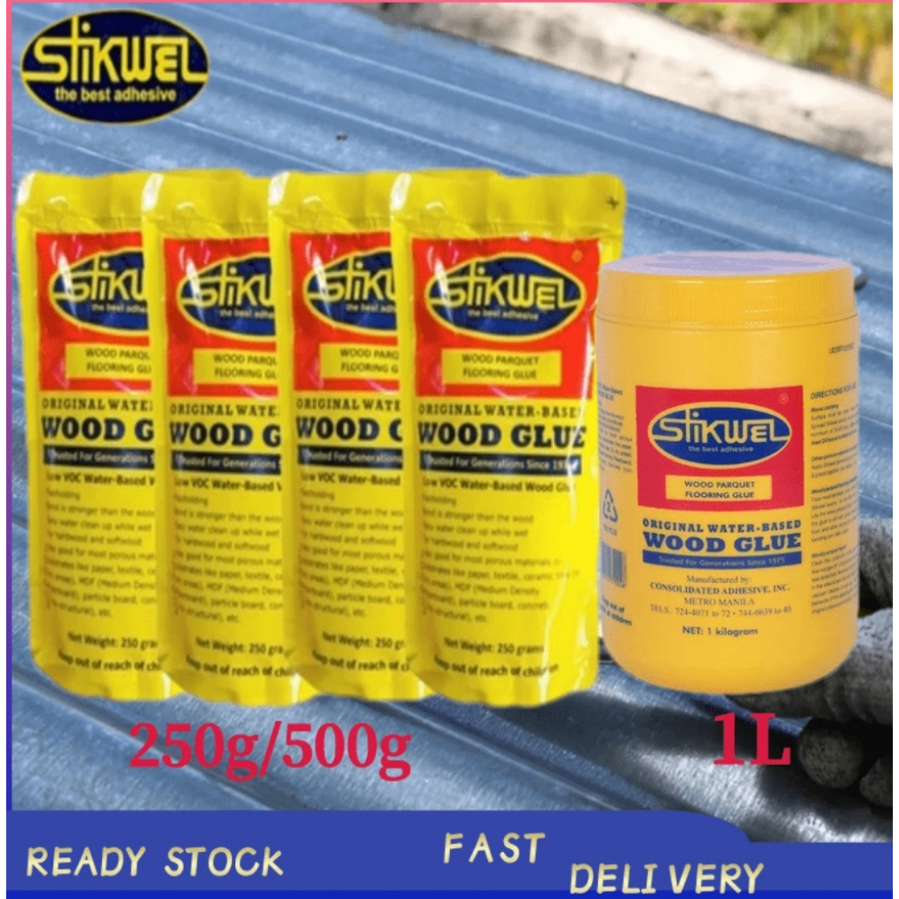 Stikwel Wood Parquet Flooring Glue 250g/500g/1kg Original Water-Based ...