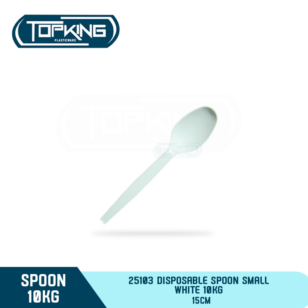 TPK Disposable Spoon and Fork White Small 10kg box | Shopee Philippines