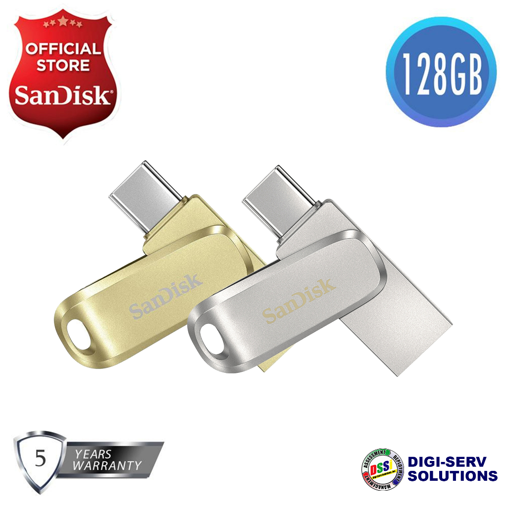 Sandisk Ultra Dual Drive Luxe USB Type-C ~ 128GB (SDDDC4) ~Choose Your ...
