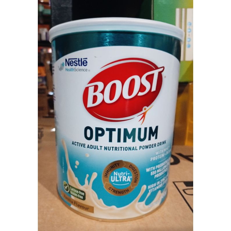 Boost Optimum Vanilla Flavour 800g | Shopee Philippines