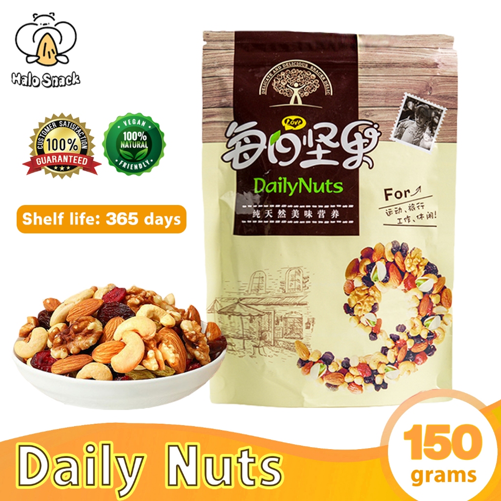 Daily Snacks Mixed Nuts and Dried Fruits Healthy Snacks - 150g in ...