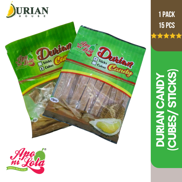 Durian House | Apo ni Lola Durian Candy 15pcs | Authentic Davao Durian ...