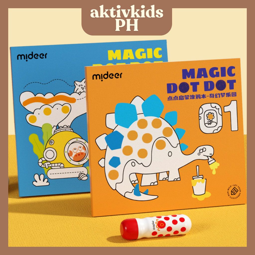 MiDeer Magic Dot Dot Coloring Book for Kids | Shopee Philippines