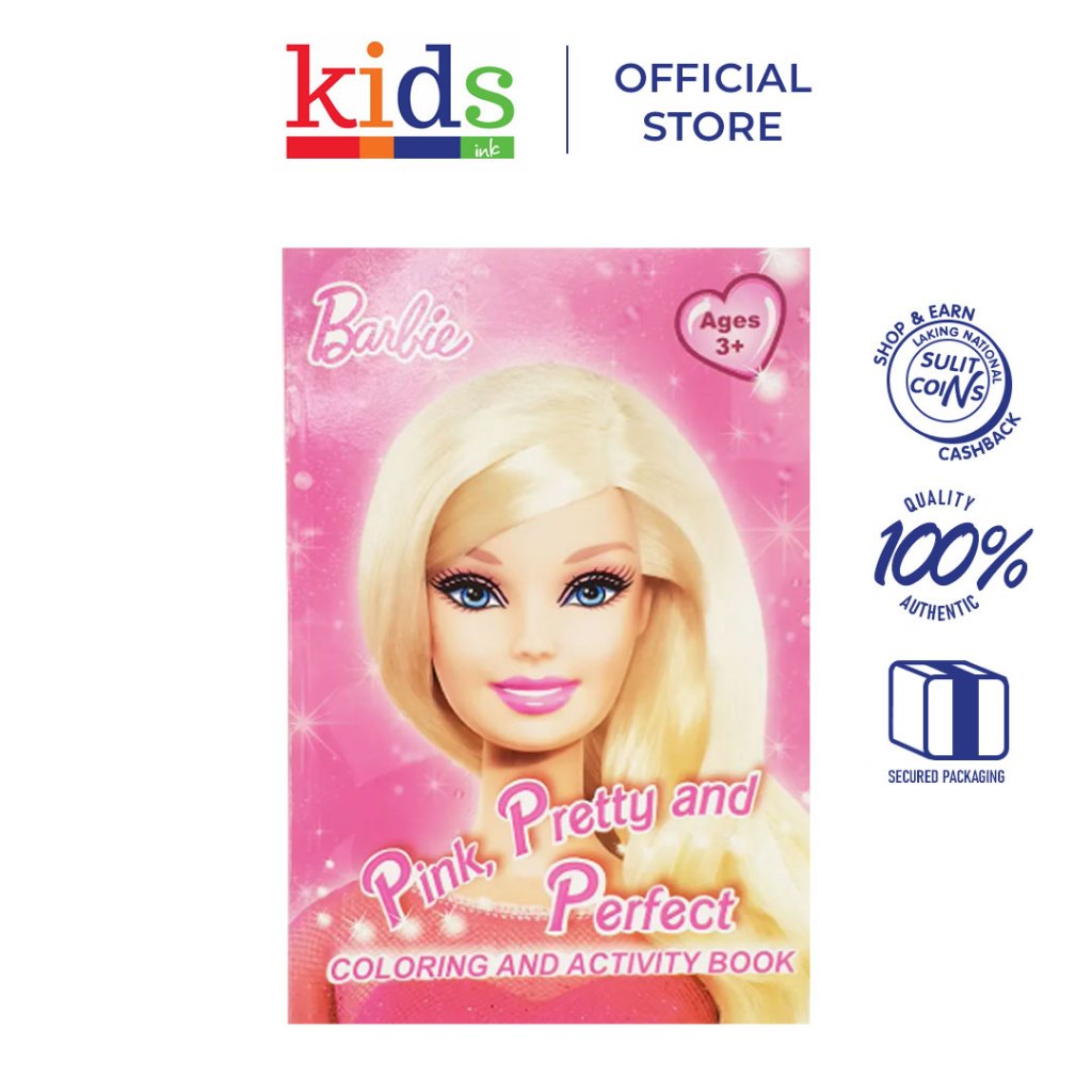 Precious Pages Barbie Pink, Pretty and Perfect Coloring and Activity ...