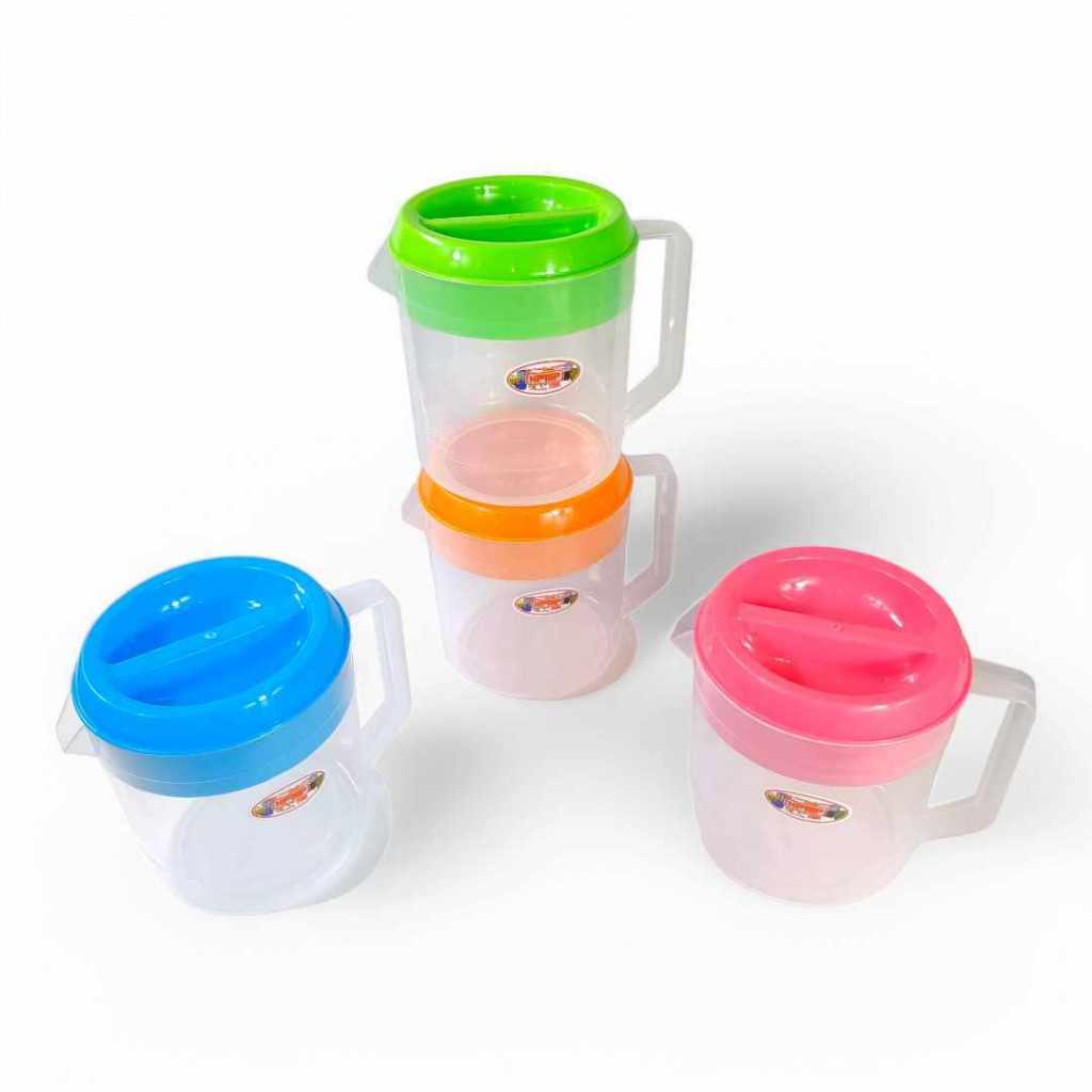 COD DVX 1-Liter Plastic Water Pitcher Clear Pitchel Jug Container ...