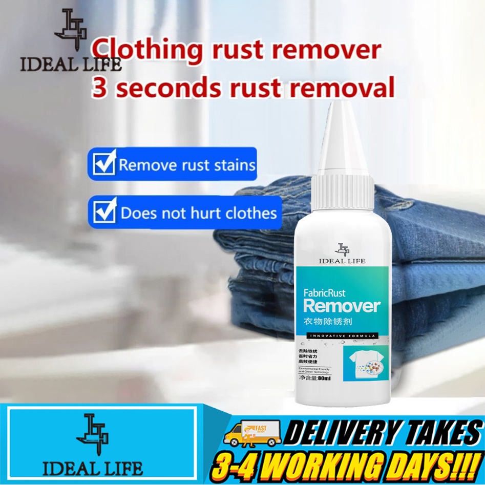 Fabric Rust Stain Remover Clothes Cleaner Drop Clothing Cleansing Rust ...
