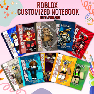 Customized Roblox Notebooks for boys and girls with photo top per piece ...