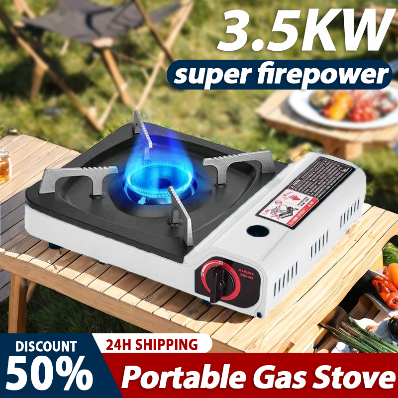 3500W Cassette Stove Portable Outdoor Camping Gas Butane Stove Picnic ...