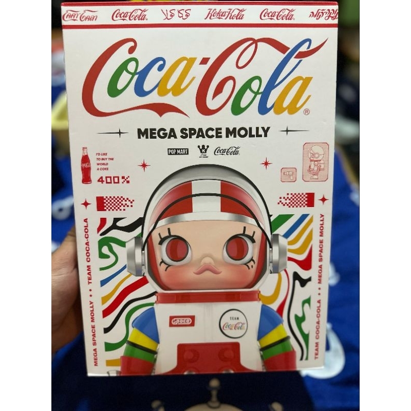 POP MART Mega Space Molly Coca Cola 400% | Shopee Philippines