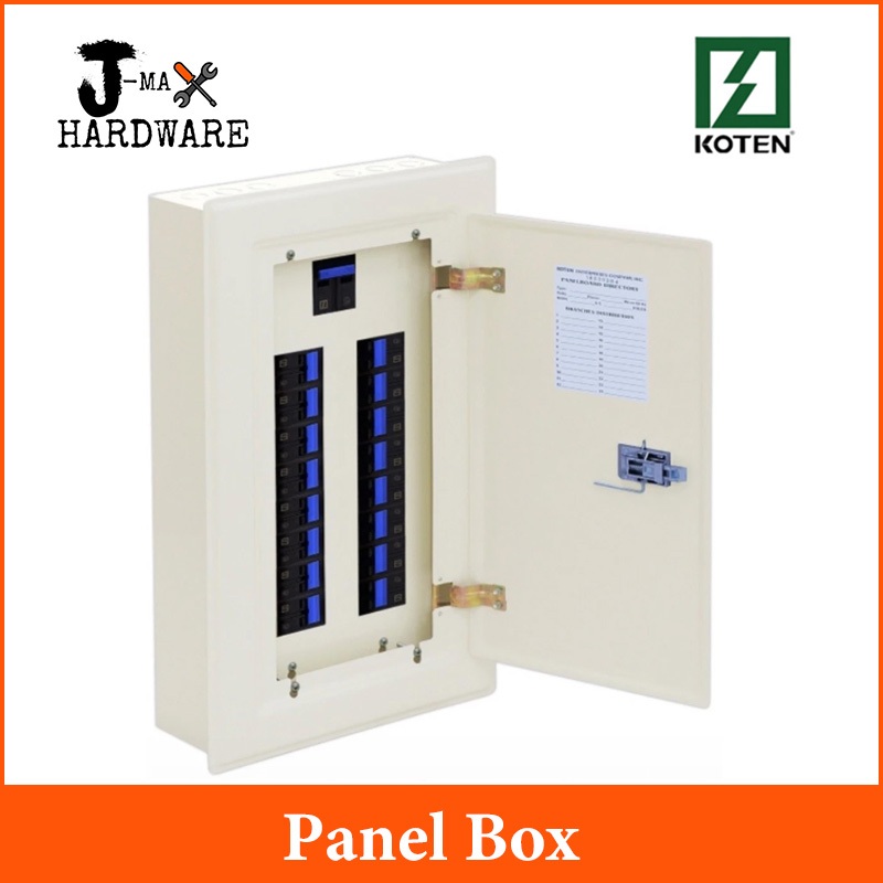 Koten Panel Box 2 Pole Bolt On 4- 24 Branches Premium Type Panelboard ...
