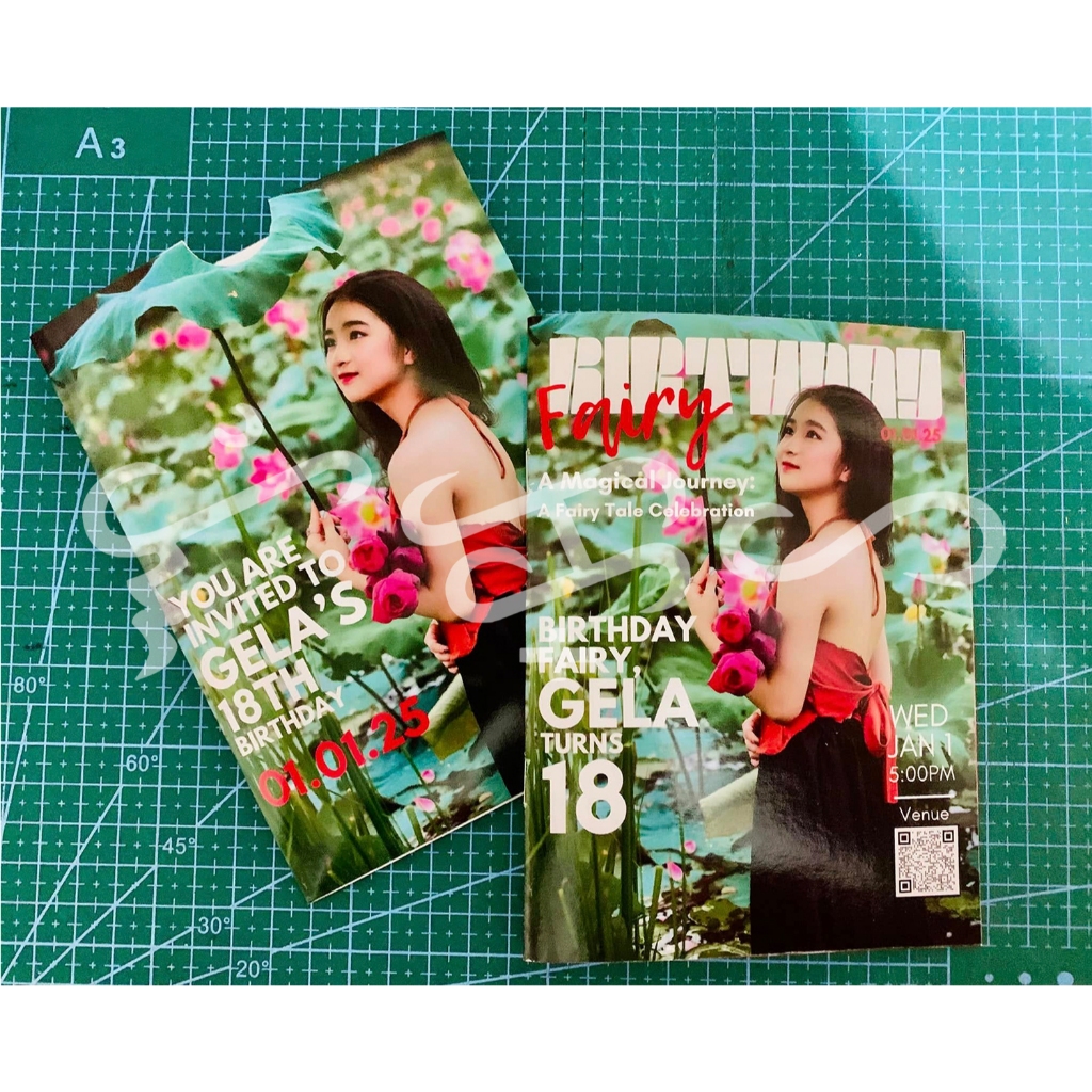 Magazine Type Invitation - Free Layout | Shopee Philippines