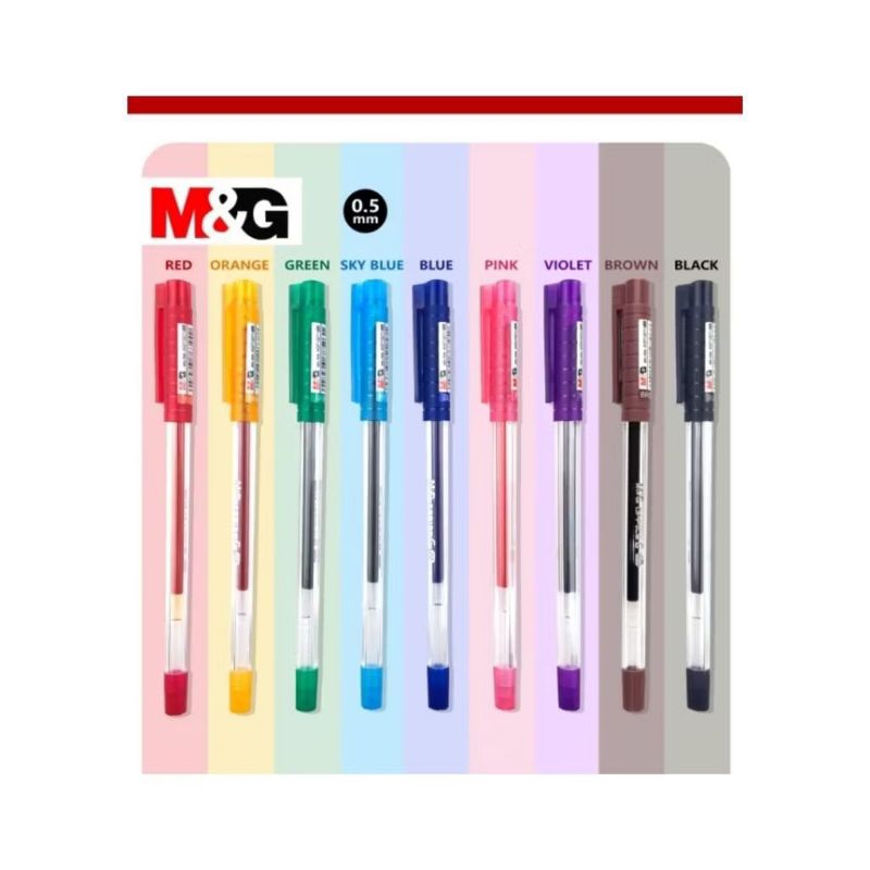 M &G Stationery office G Economic stick gelpen 0.5mm SOLD PER BOX (50 ...