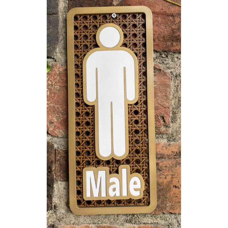 Gender Signage/Rest Room/Comfort Room Sign/Male/Female | Shopee Philippines