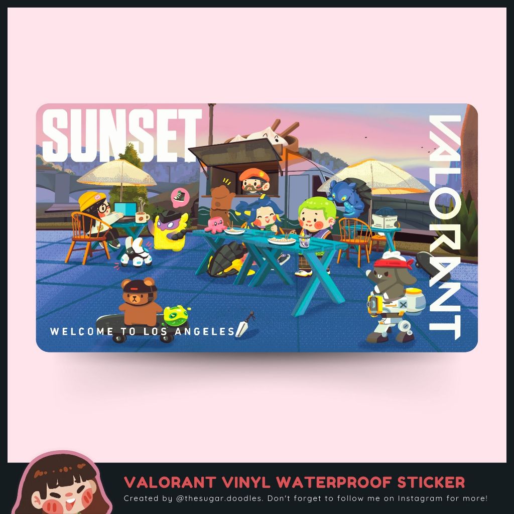 Original Valorant Fanart Vinyl Waterproof Sticker | Shopee Philippines