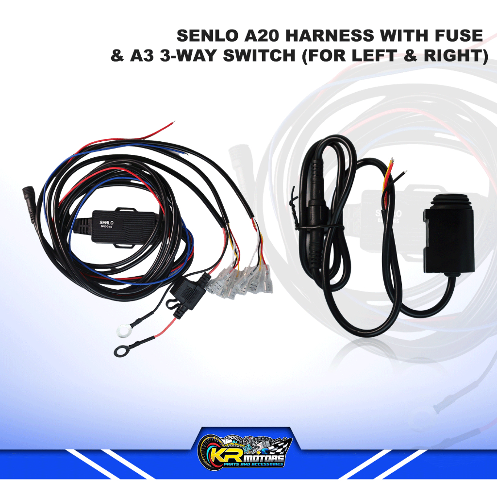 Senlo A20 Wire Harness with Fuse & A1 or A3 3-Way Switch for Mini ...