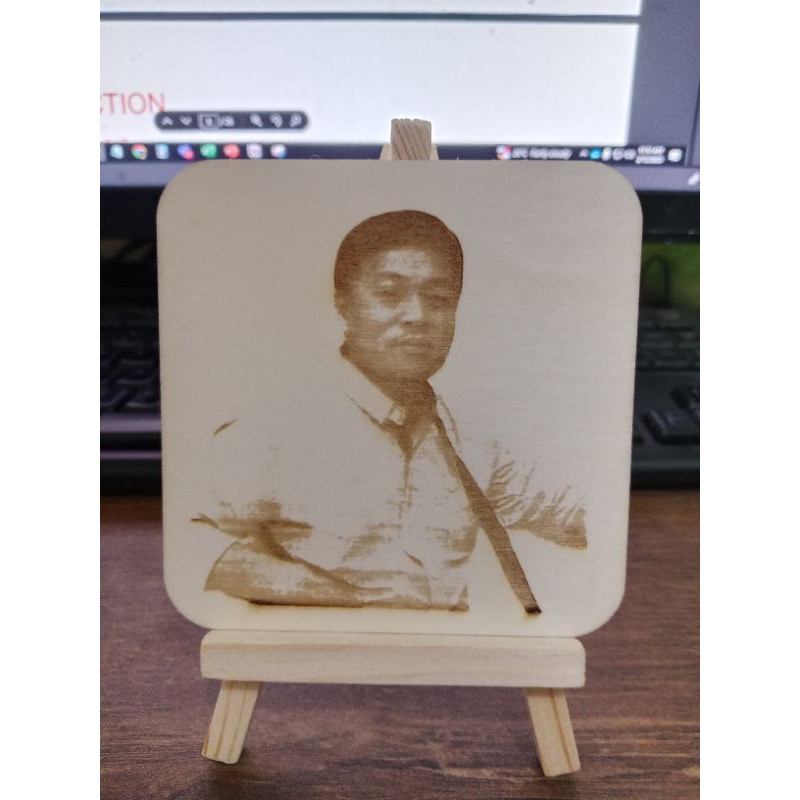 Photo Engraved Wooden Portrait | Shopee Philippines