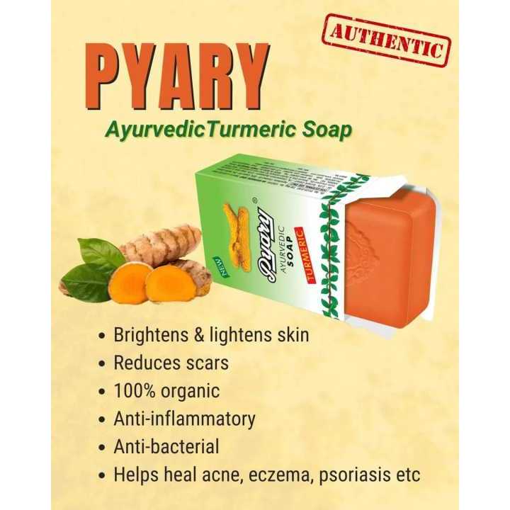 PYARY TURMERIC SOAP AUTHENTIC | Shopee Philippines