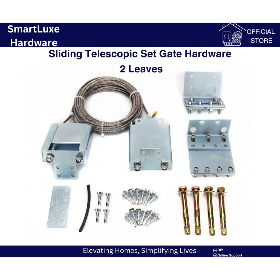Sliding Gate Telescopic Hardware Kit Set | Shopee Philippines