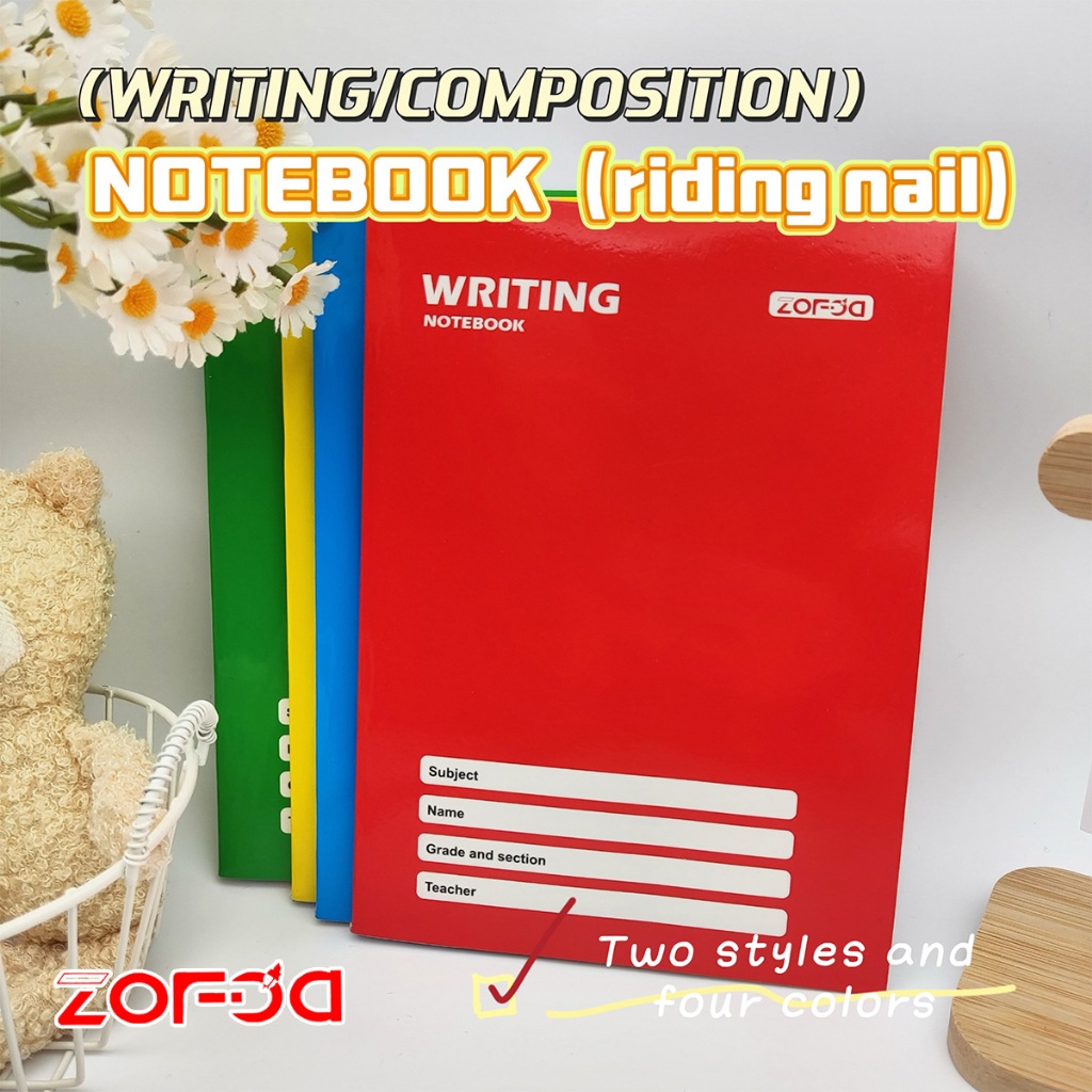 10Pcs ZOFDA A5 Composition Writing Notebook aesthetic 10Colors ...