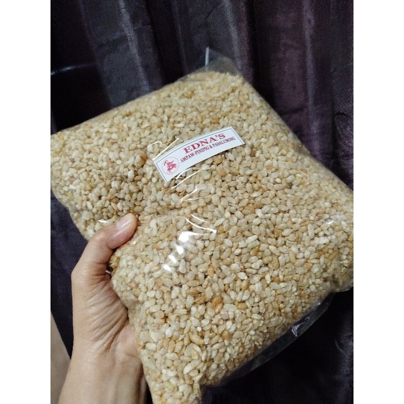 BUSA or Toasted Pinipig 1 kilo/500g(Edna's) | Shopee Philippines