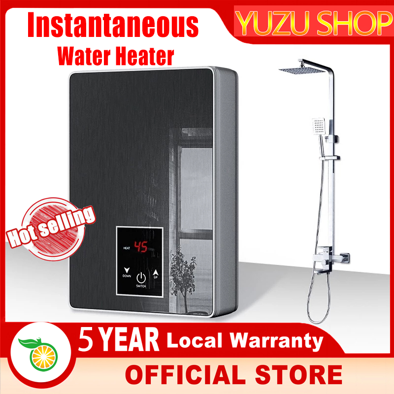 Instant Water Heater Shower Electric LCDTouchscreen With Self ...