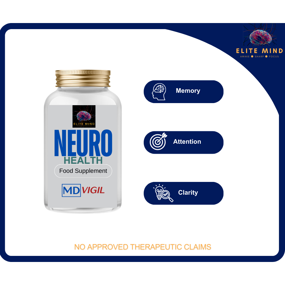 (MD Vigil 200mg) Brain booster, memory enhancer, alert, focus, stay ...